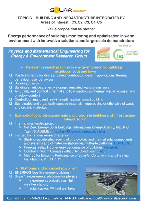 €22 million for innovative projects in solar electricity generation